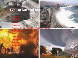 Natural Disaster how can impact on ecosystem S.mohanaraj | PPTX