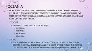 Continents Social Studies 6th grade | PPTX