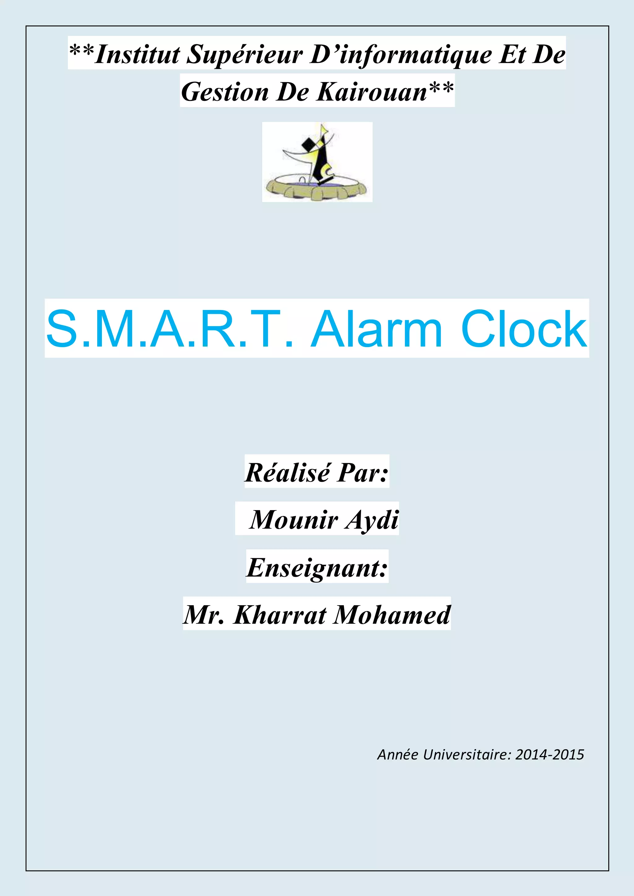 Smart Alarm Clock with Farm Innovations | DOCX
