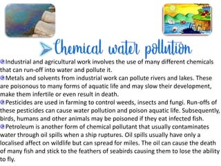 water problems and their causes and effects | PPT