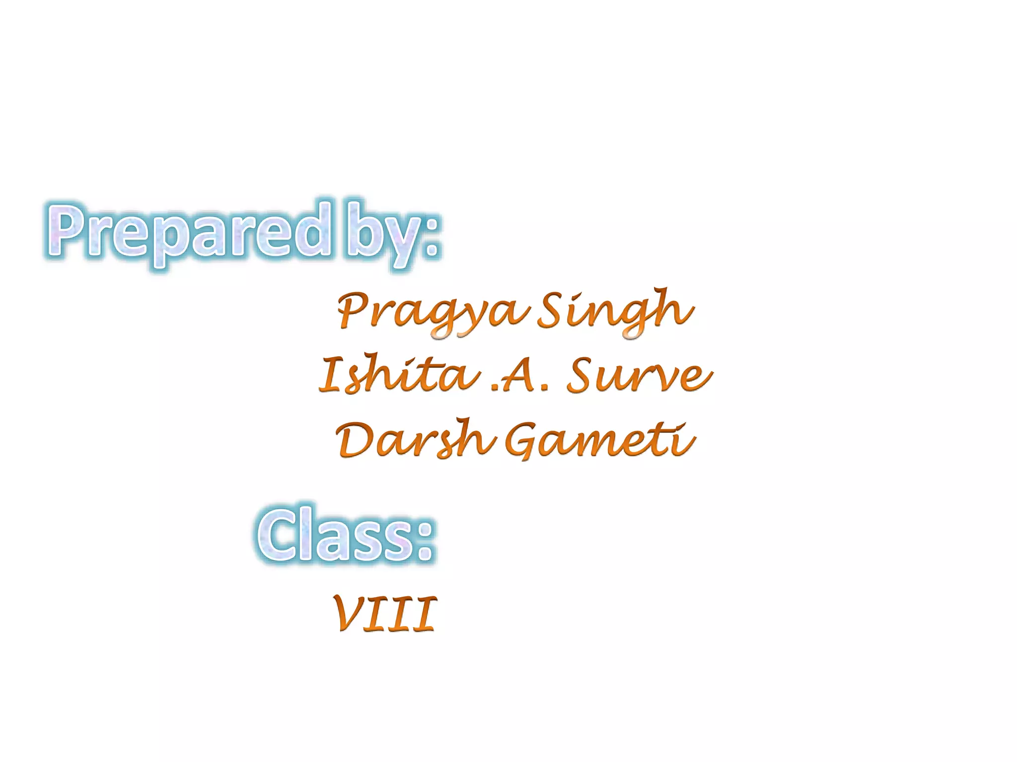 S.Sc. Project [Class 8] AGRICULTURE | PPTX