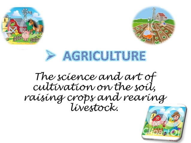S.Sc. Project [Class 8] AGRICULTURE | PPTX
