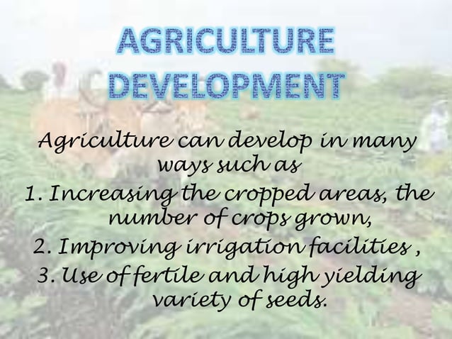 S.Sc. Project [Class 8] AGRICULTURE | PPTX