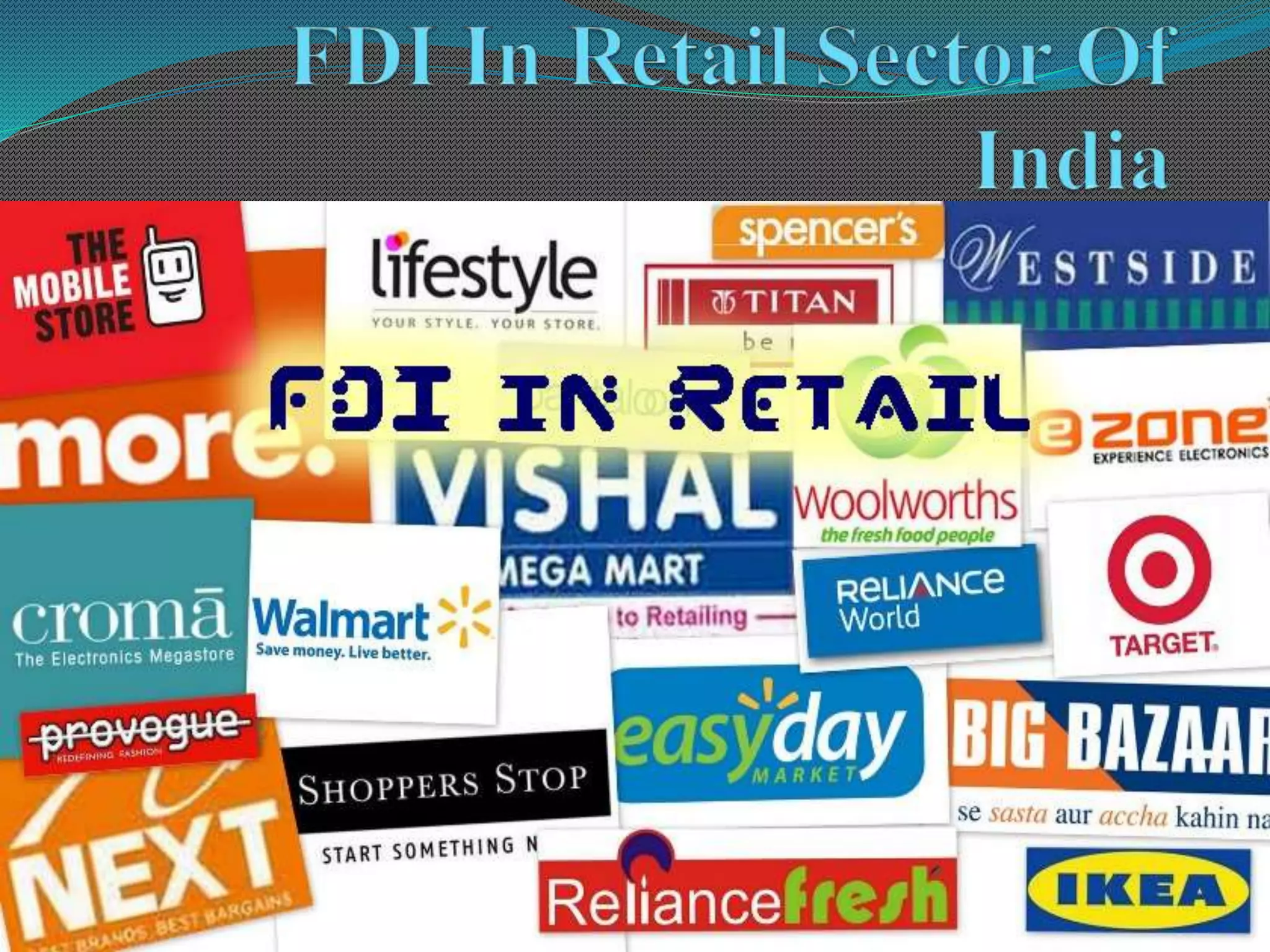 PPt Of FDI In Retail Sector Of India | PPTX