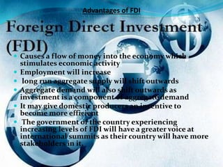 PPt Of FDI In Retail Sector Of India | PPTX