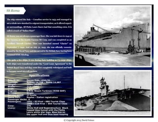S.S. Roma Passenger Vessel - History | PDF