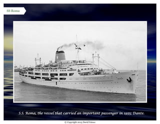 S.S. Roma Passenger Vessel - History | PDF