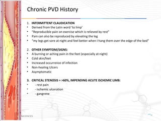 S. mehta peripheral vascular disease and intervention | PPT