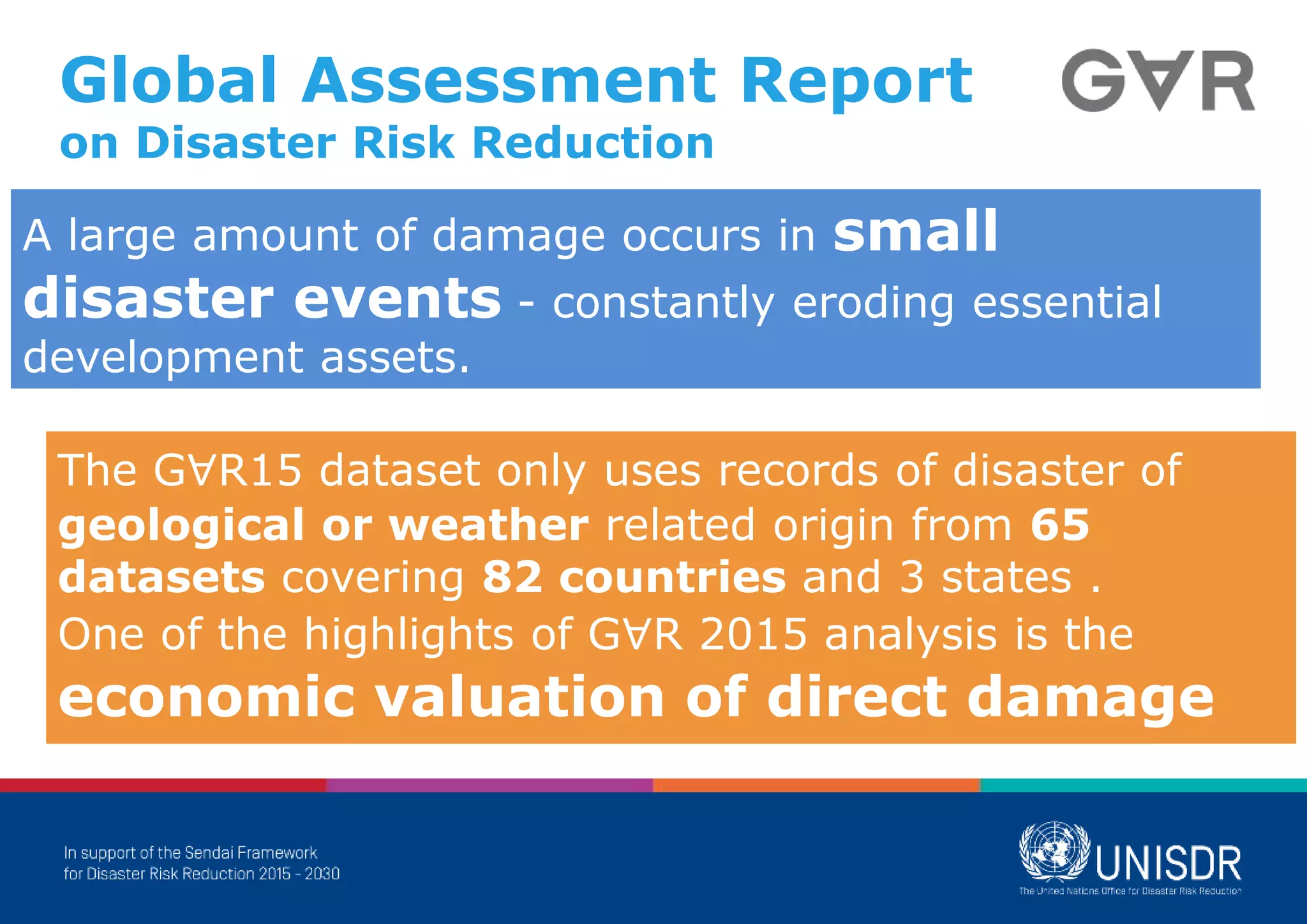 National Disaster Loss Databases (using DesInventar methodology) | PPTX