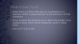 Shear Force Diagram and its exampls | PPT