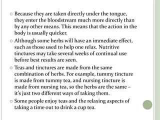 Tinctures and Ointments | PPT