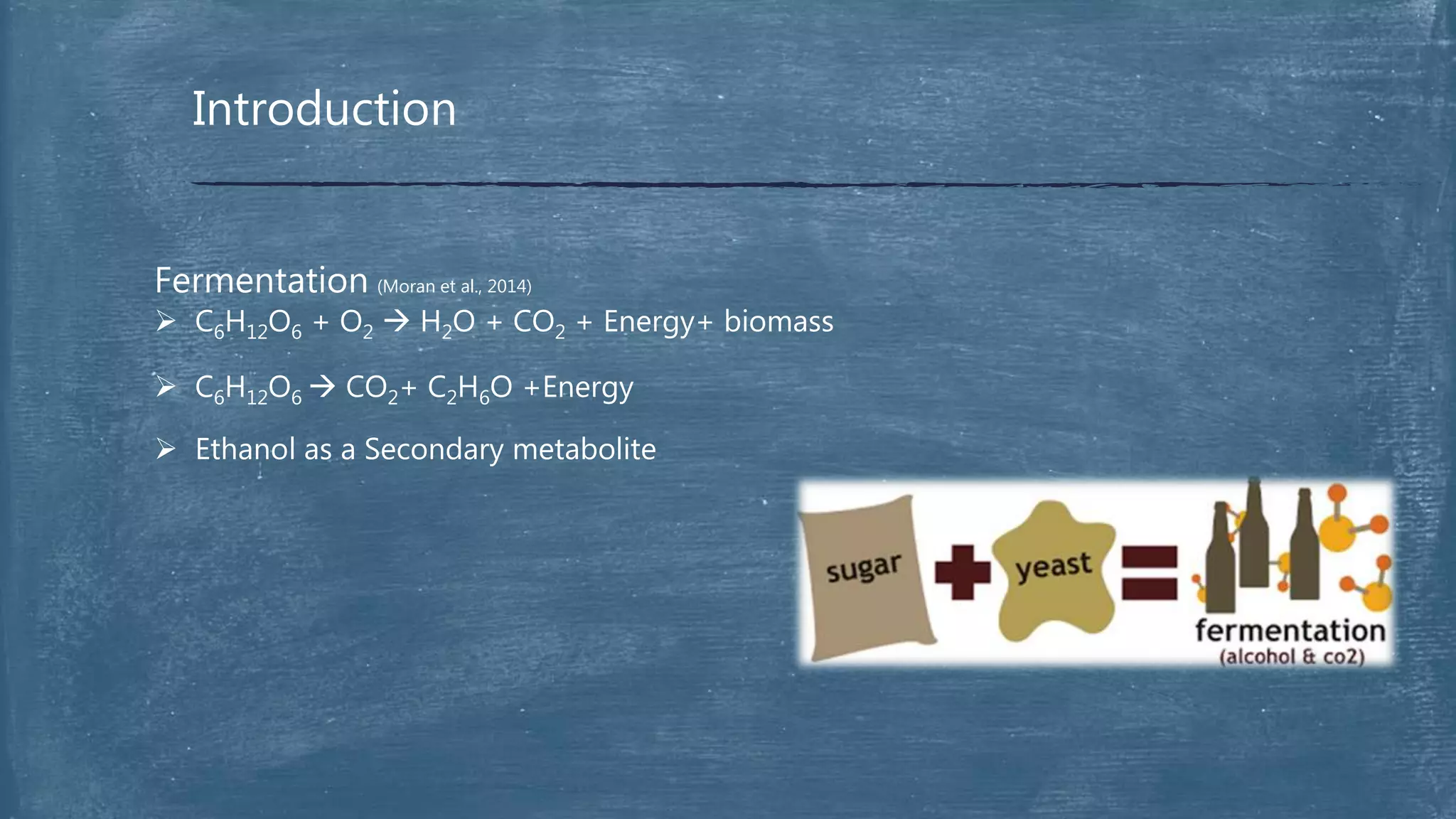S.cerevisiae fermentation in shake flask experiment | PPTX