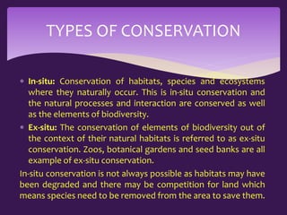 biodiversity conservation | PPTX
