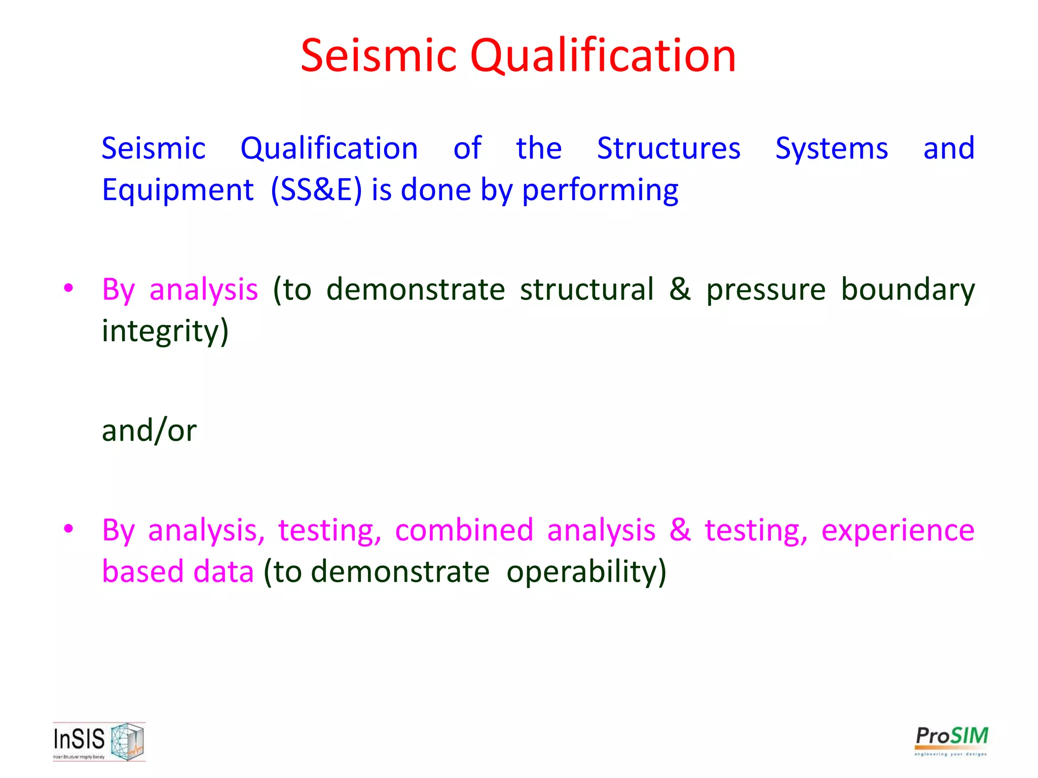 Earthquake resistant design of nuclear power plant- S.m.ingole | PDF