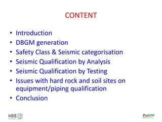 Earthquake resistant design of nuclear power plant- S.m.ingole | PDF