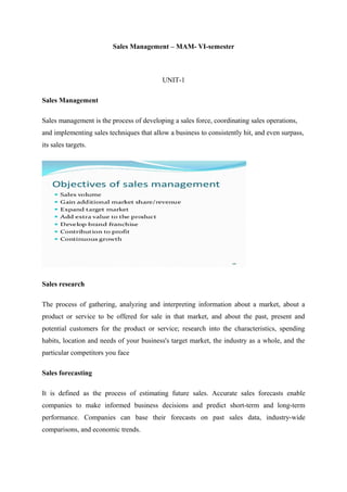 Sales Management | PDF