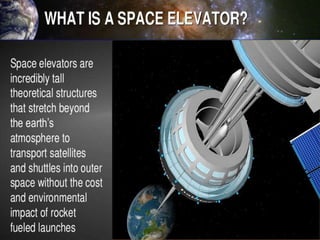 SPACE ELEVATOR | PPTX