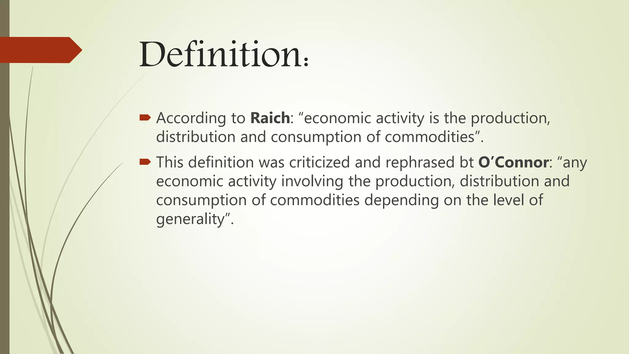 economic activities | PPTX