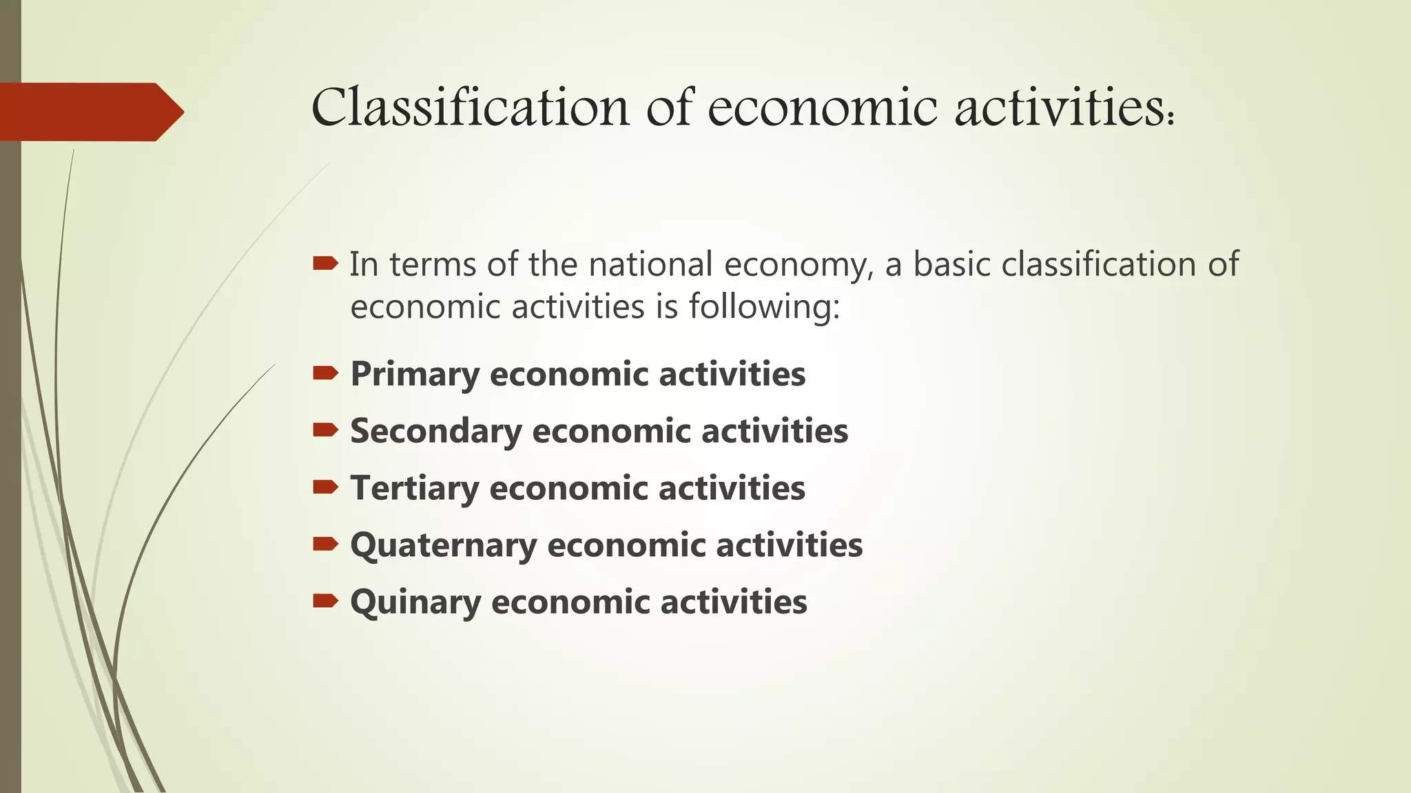 economic activities | PPTX