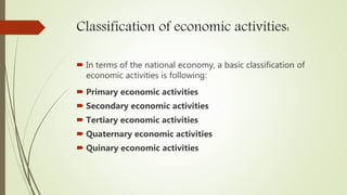 economic activities | PPTX