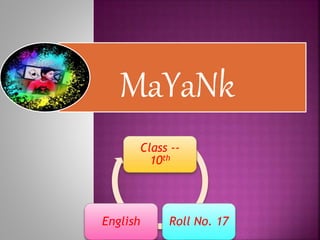 Mayank ppt | PPTX
