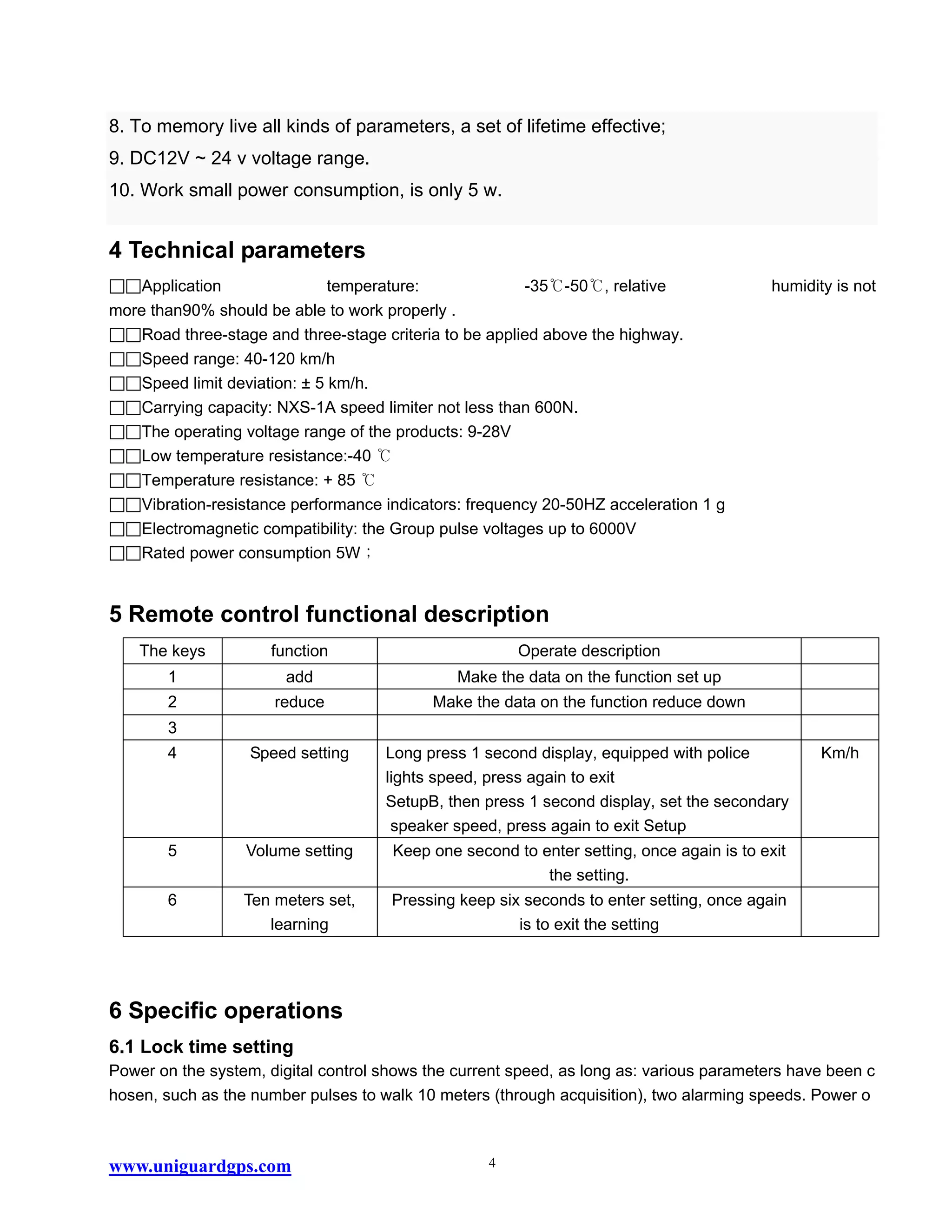 S1 Mechanical Pedal Speed Limiter | PDF