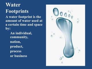 Assessment of Water Footprint | PPT