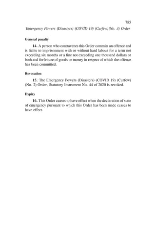 SAINT LUCIA STATUTORY INSTRUMENT, 2020, No. 46 | PDF