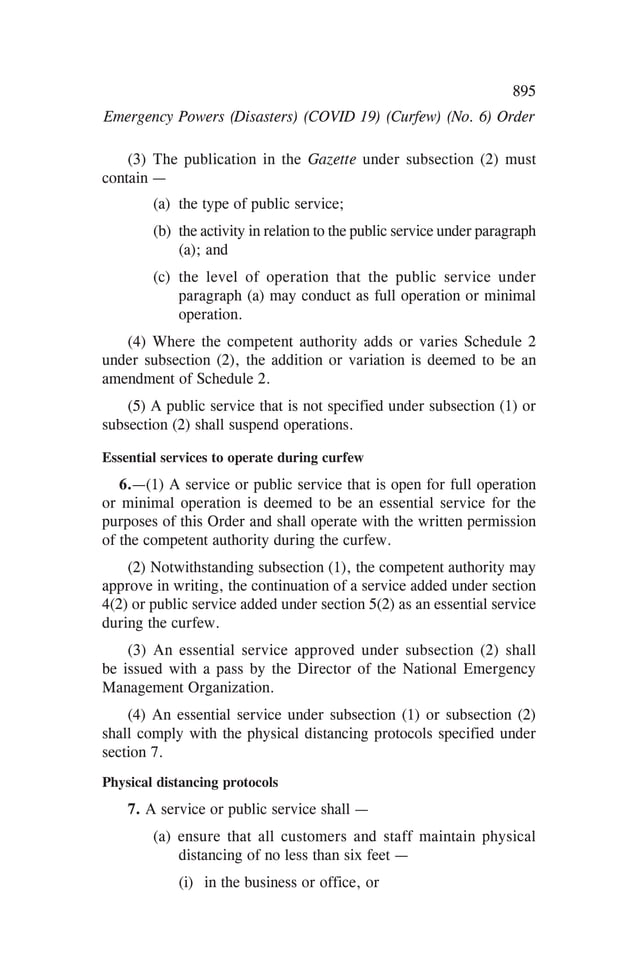 Statutory Instrument #63 of 2020 | PDF