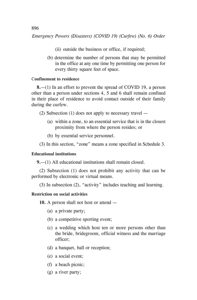 Statutory Instrument #63 of 2020 | PDF