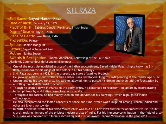 S.H. Raza | PPTX