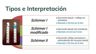 Test de Schirmer y Cuestionario de OSDI | PDF