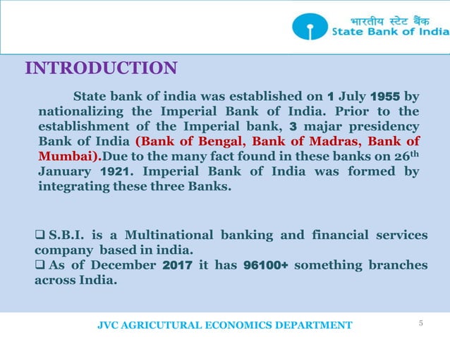 S.B.I. PPT & Commercial Bank PPT | PPTX | Business Banking & Finance ...