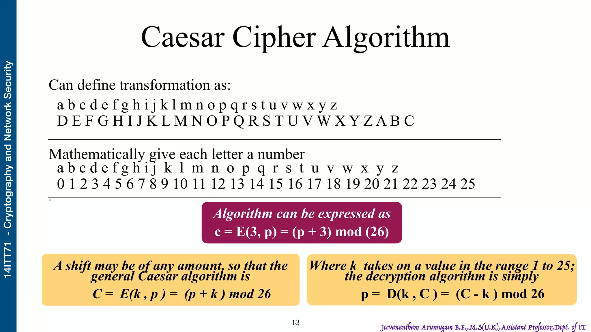 Classical Encryption Techniques | PDF