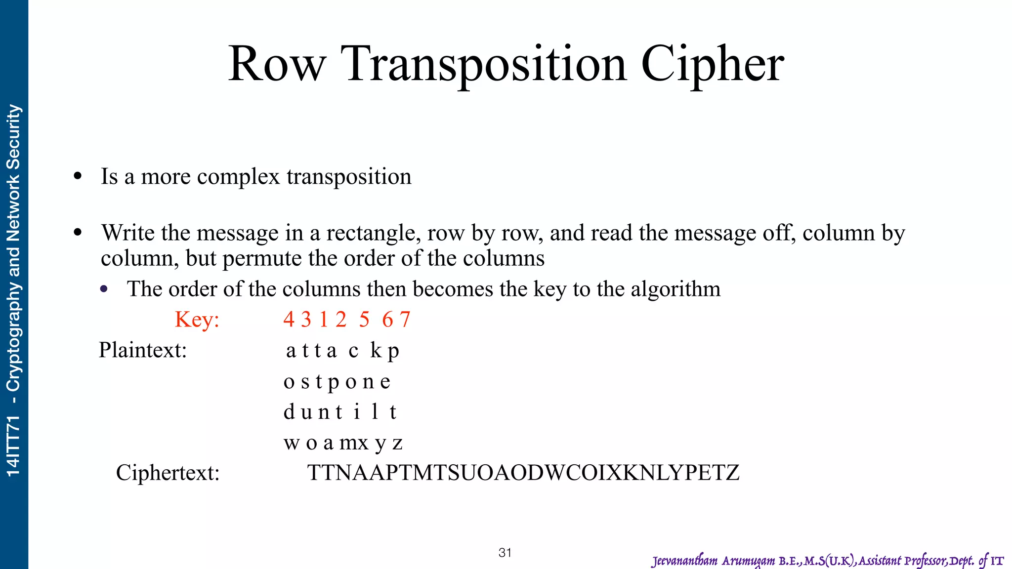 Classical Encryption Techniques | PDF