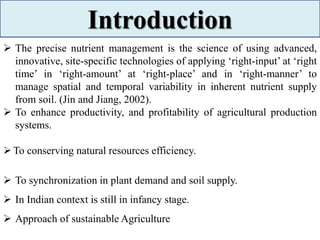 precise nutrient management of banana | PPTX