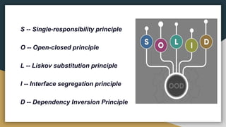 S.O.L.I.D. principles of software development | PPTX | Programming Languages | Computing