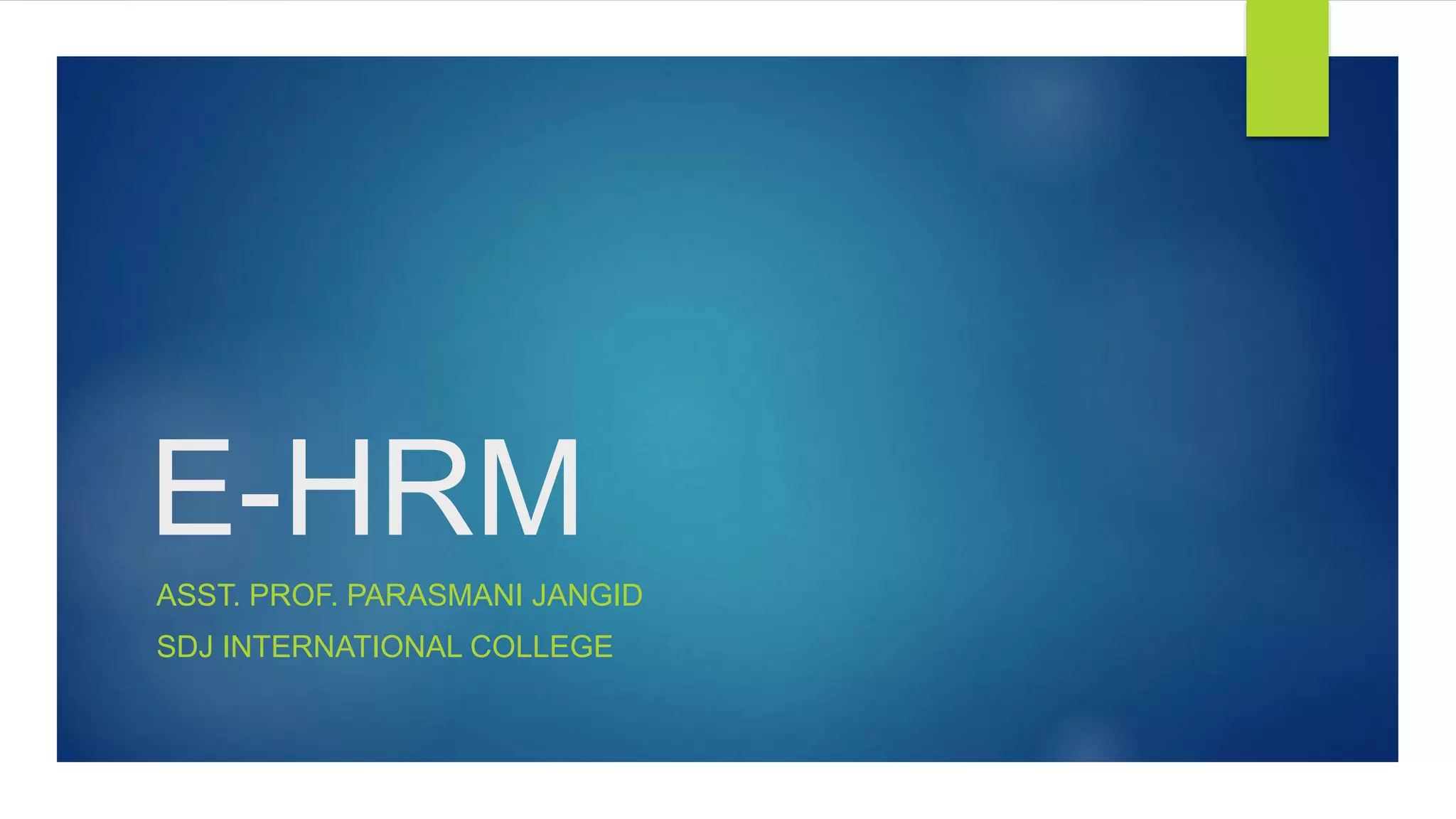 e-HRM | PPTX