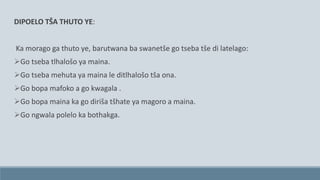 S.M GWALA Leano a thuto presentation | PPTX