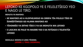 S.M Gwala mehuta ya mafoko micro-presentation | PPTX