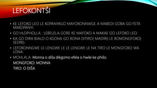 S.M Gwala mehuta ya mafoko micro-presentation | PPTX