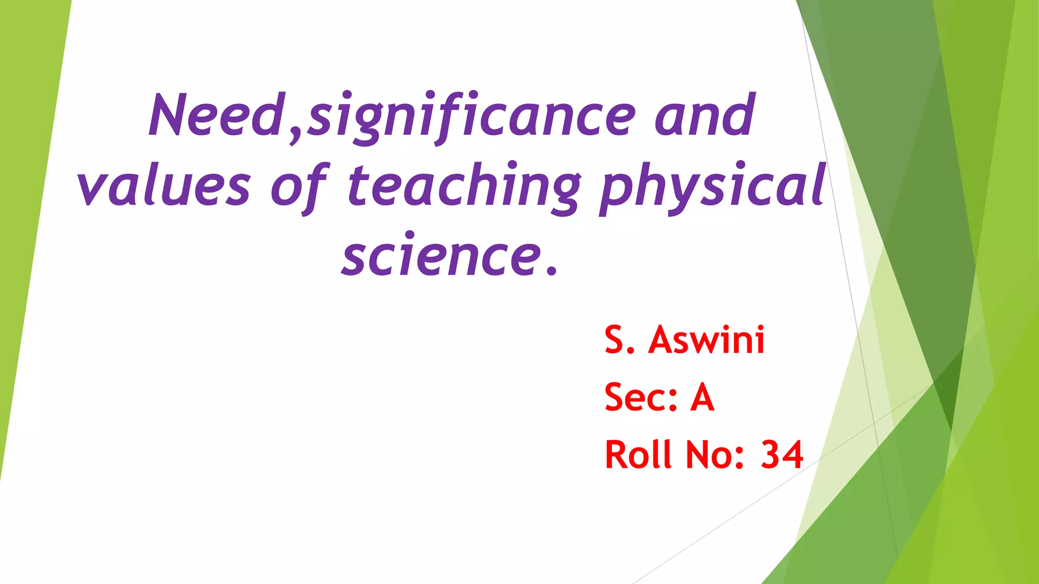 Physical science | PPTX