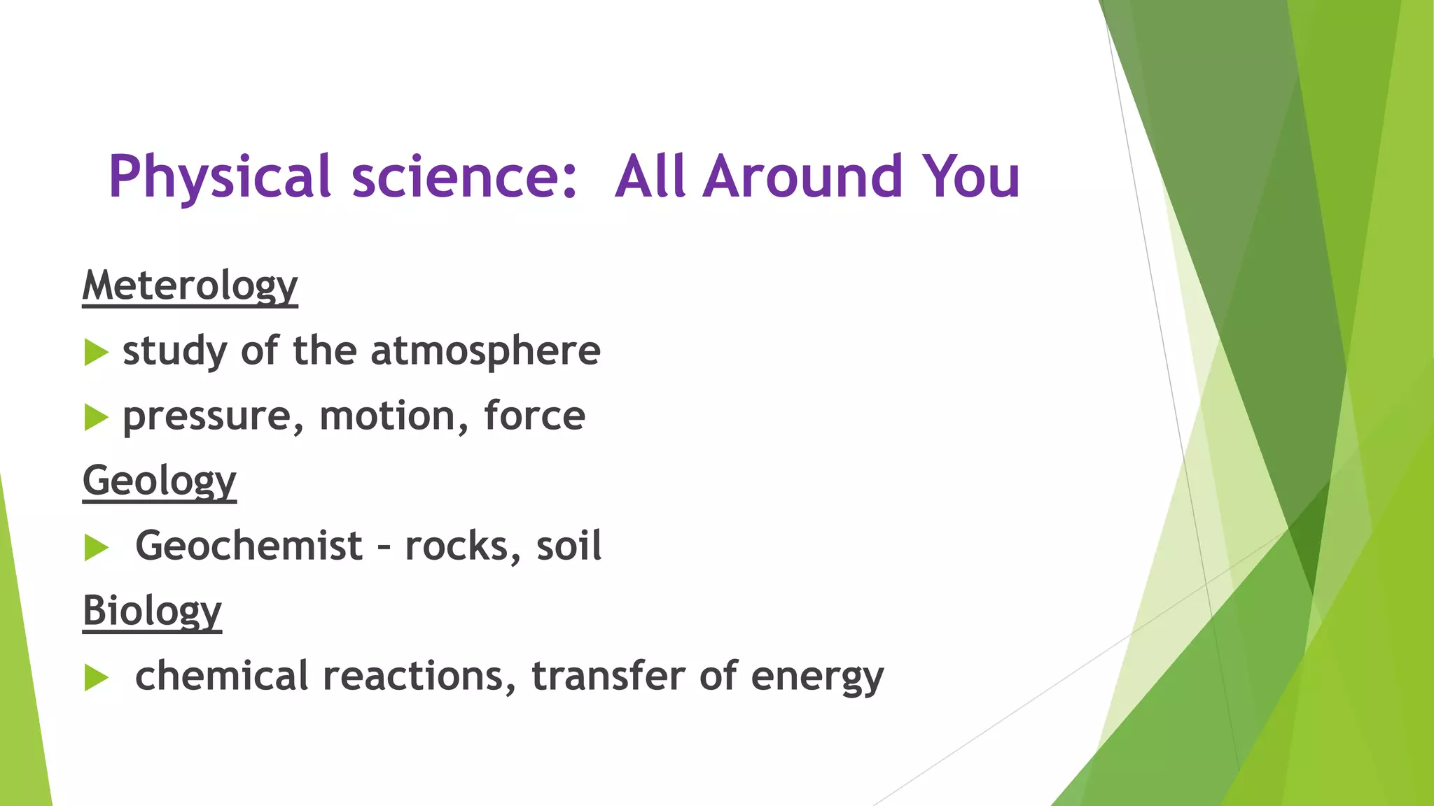 Physical science | PPTX