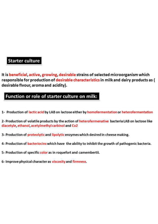 starter culture lecture 2022 | PDF