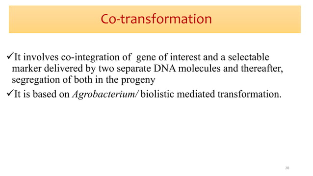 Cisgenesis and Intragenesis | PPTX