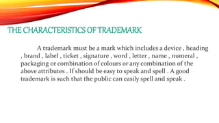 Trademark act | PPT