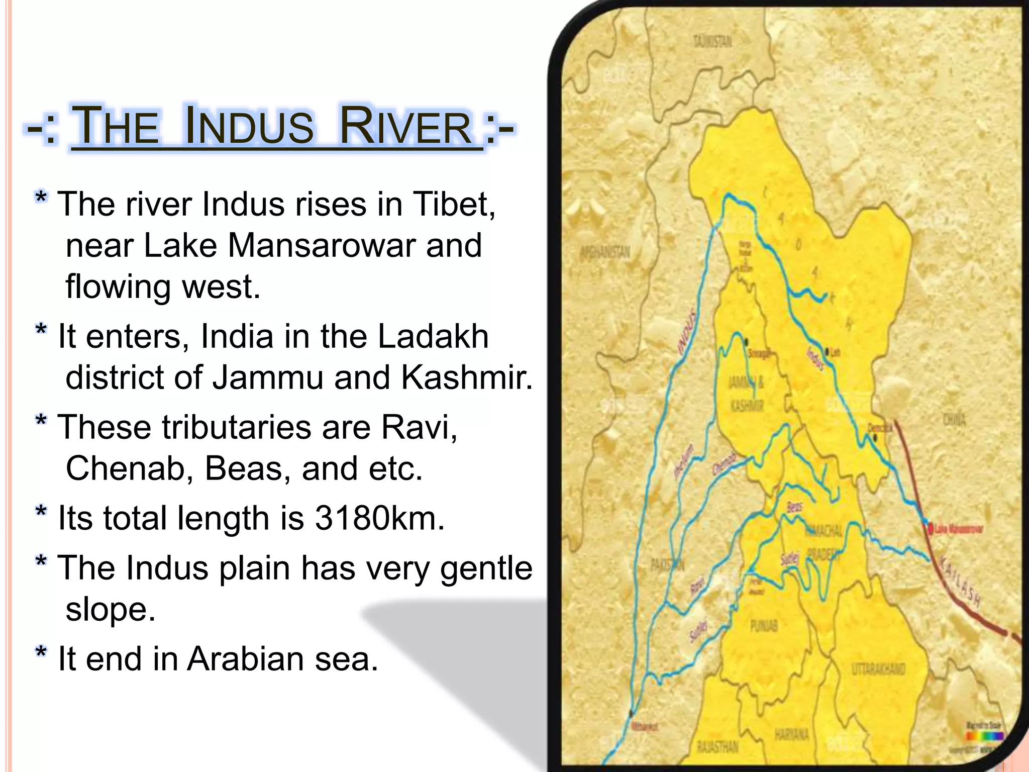 ppt on the Himalayan Rivers | PPTX