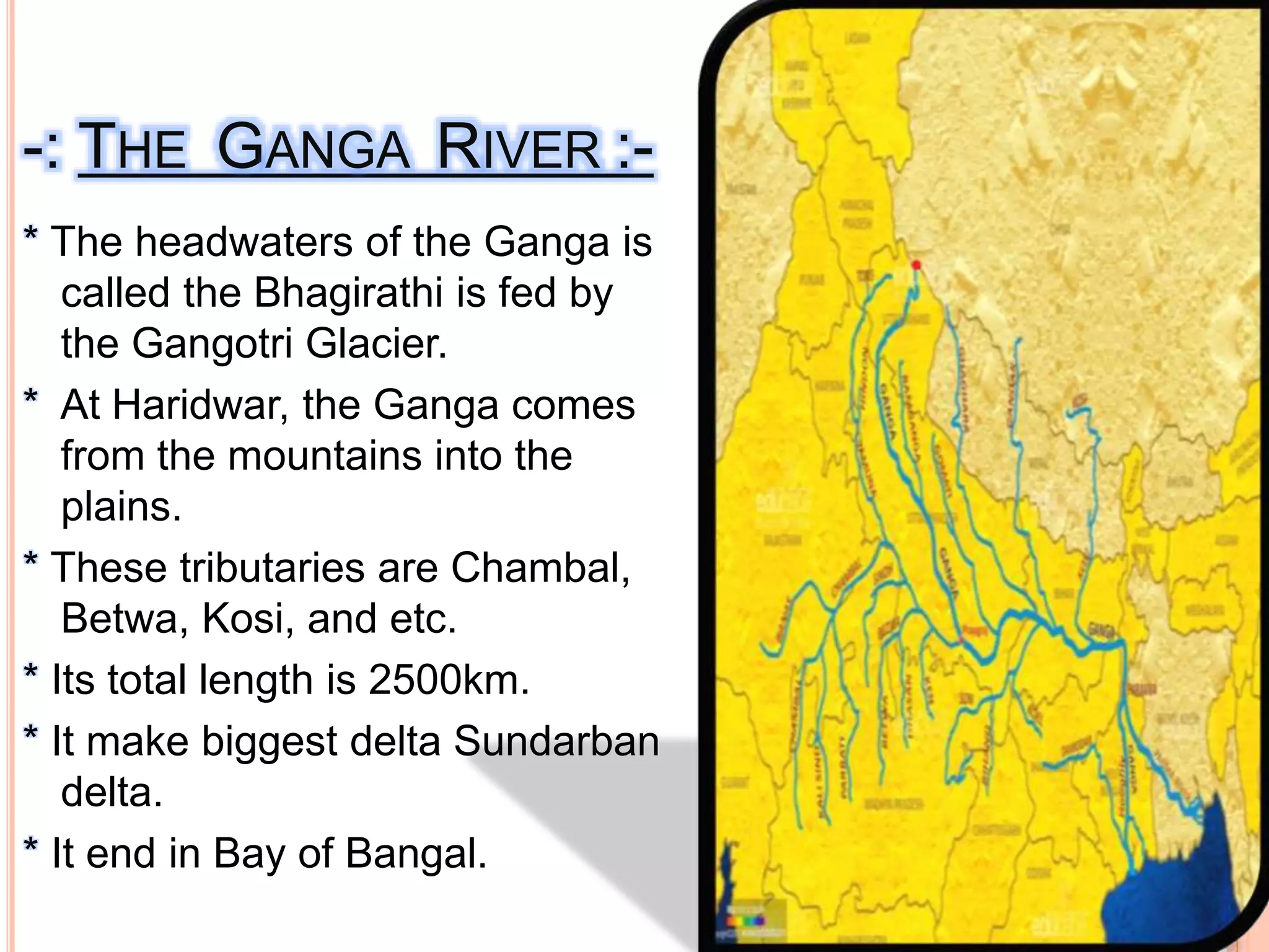 ppt on the Himalayan Rivers | PPTX