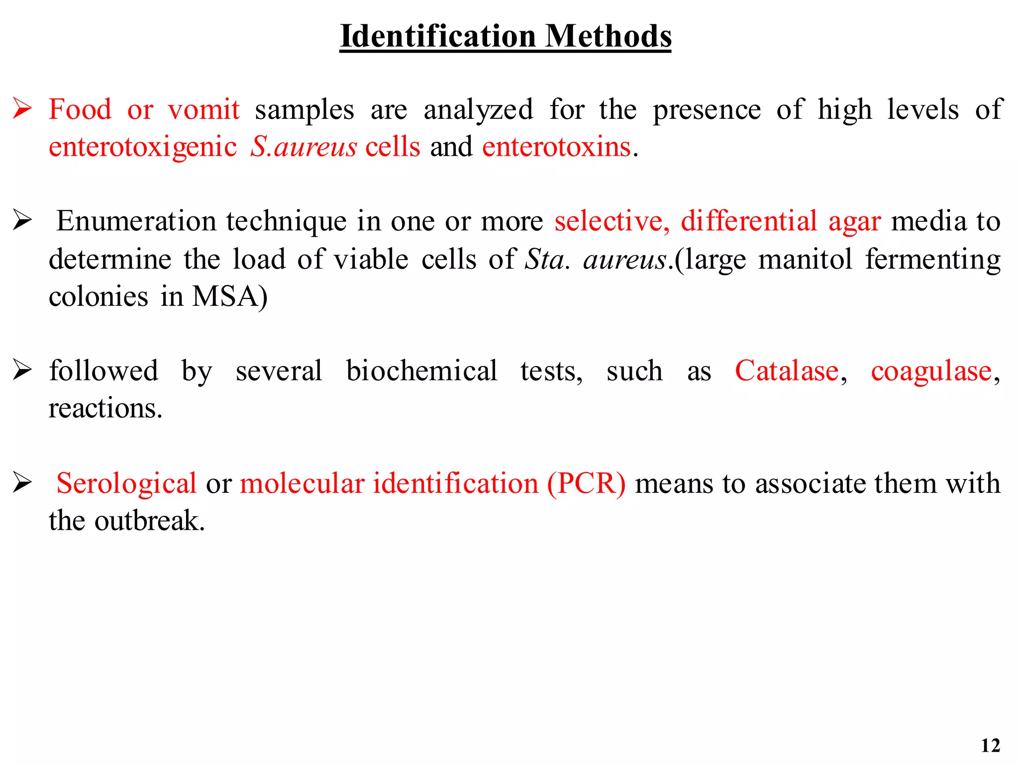 S.aureus in Food | PDF