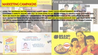 Maggie marketing strategy | PPTX | Advertising Industry | Industries